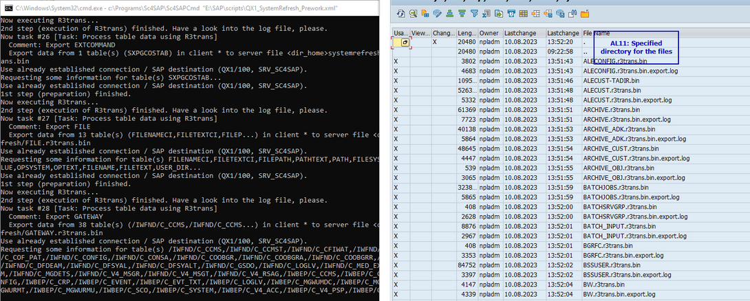 Pre- and post work of an SAP System refresh - Blog