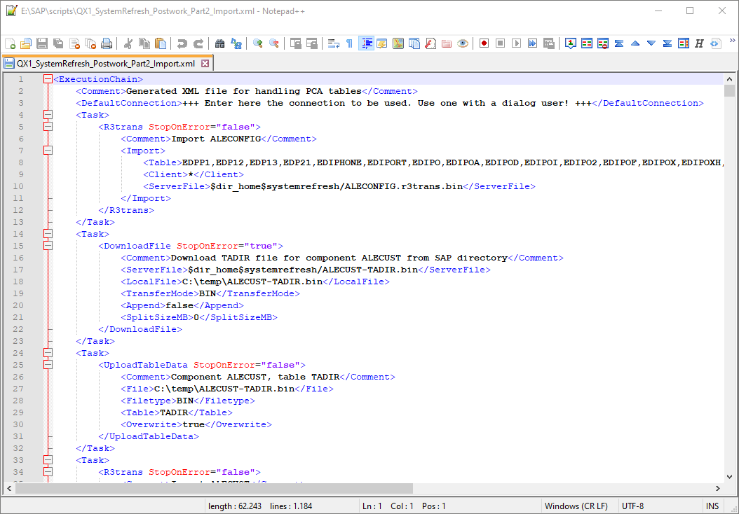 Pre- and post work of an SAP System refresh - Blog